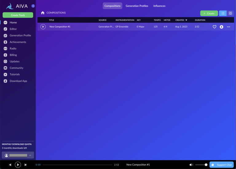 音楽を作れる生成AIのAIVAの使い方と料金を解説！