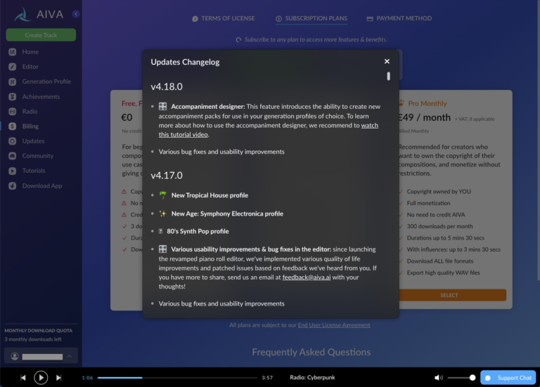 音楽を作れる生成AIのAIVAの使い方と料金を解説！