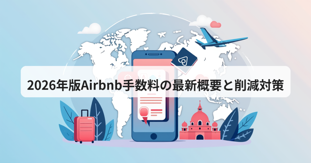 2026年版Airbnb手数料の最新概要と削減対策 - アプリの達人