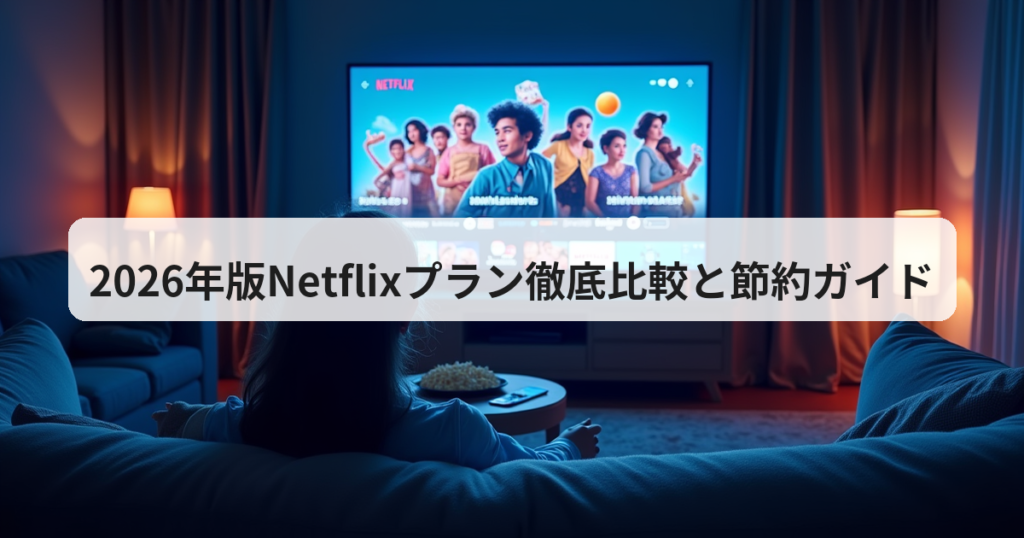 2026年版Netflixプラン徹底比較と節約ガイド - アプリの達人