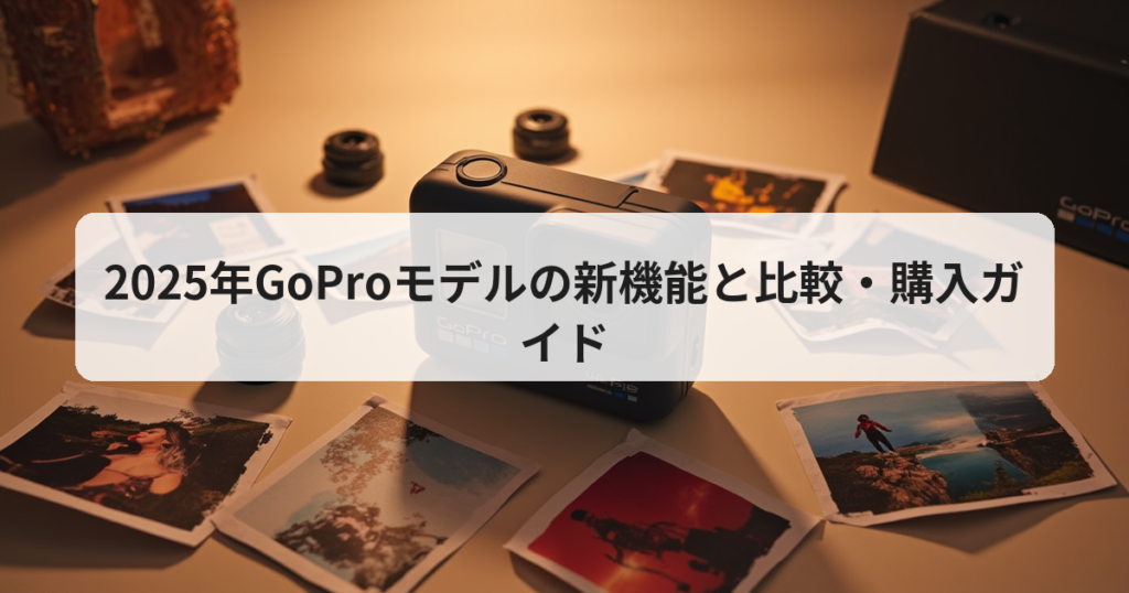 2025年GoProモデルの新機能と比較・購入ガイド - アプリの達人