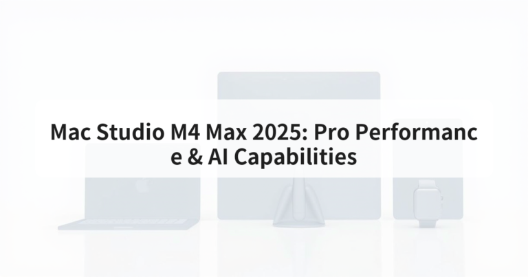 Mac Studio M4 Max 2025: Pro Performance & AI Capabilities - アプリの達人