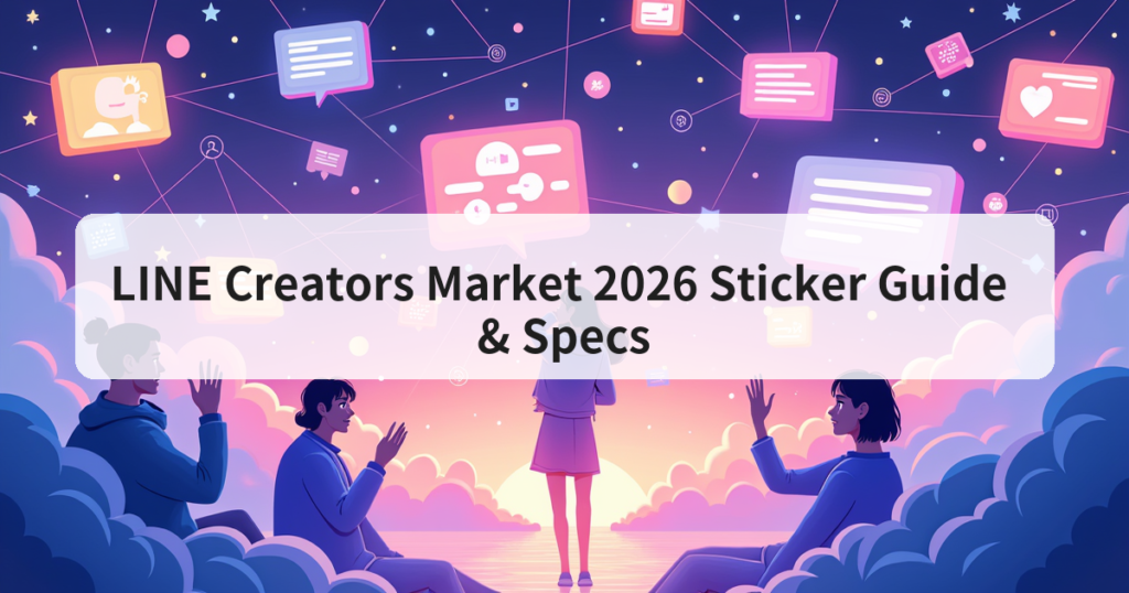 LINE Creators Market 2026 Sticker Guide & Specs - アプリの達人