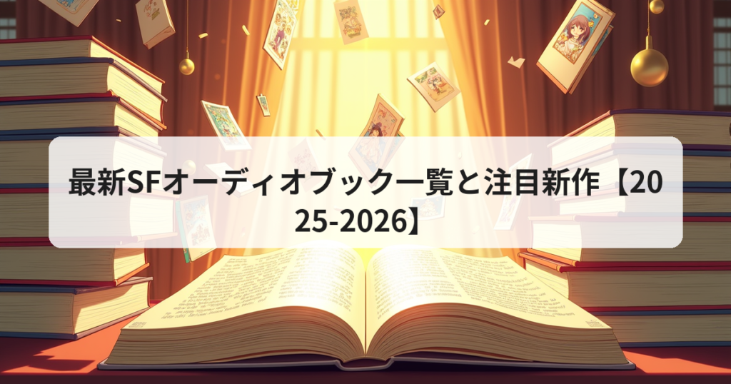 最新SFオーディオブック一覧と注目新作【2025‑2026】 - アプリの達人