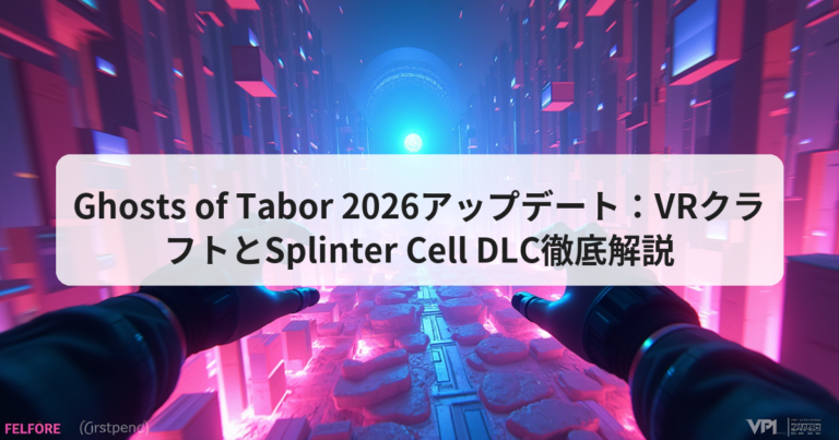 Ghosts of Tabor 2026アップデート：VRクラフトとSplinter Cell DLC徹底解説 - アプリの達人