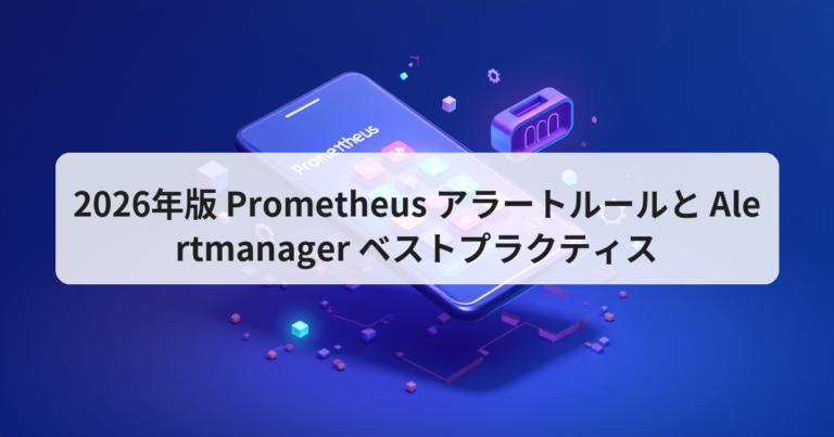 2026年版 Prometheus アラートルールと Alertmanager ベストプラクティス - アプリの達人