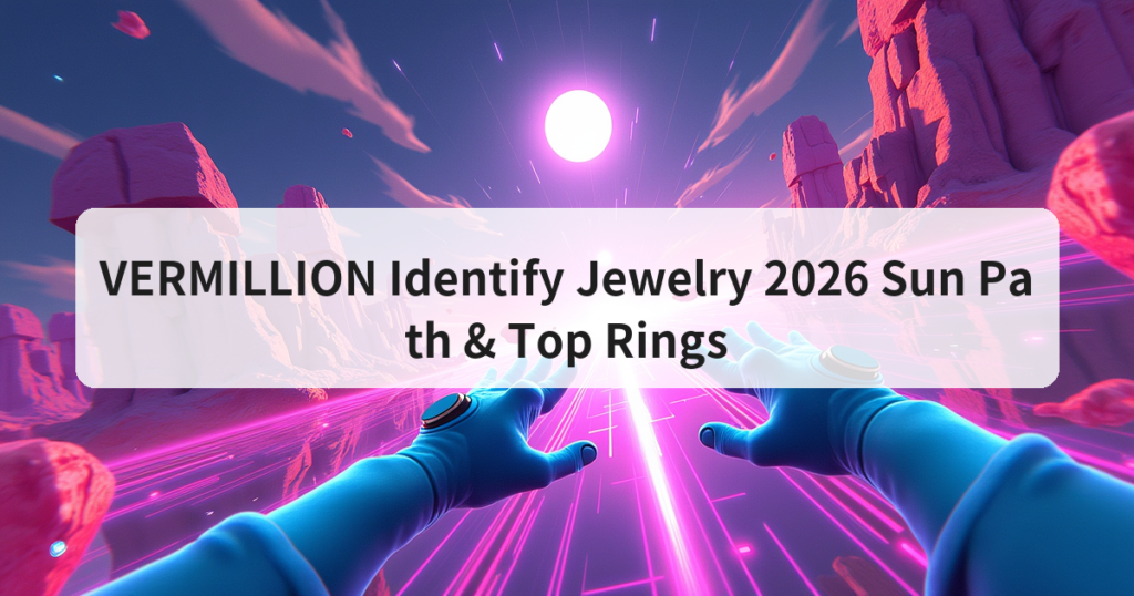 VERMILLION Identify Jewelry 2026 Sun Path & Top Rings - アプリの達人