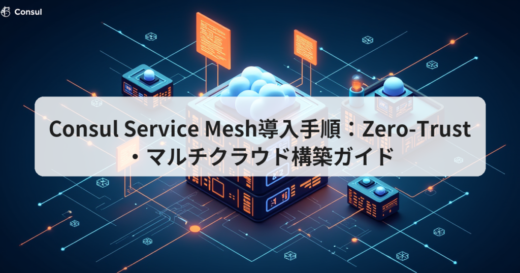 Consul Service Mesh導入手順：Zero‑Trust・マルチクラウド構築ガイド - アプリの達人