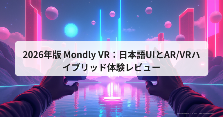 2026年版 Mondly VR：日本語UIとAR/VRハイブリッド体験レビュー - アプリの達人