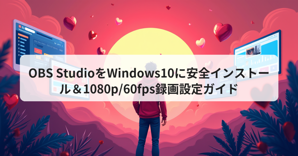 OBS StudioをWindows10に安全インストール＆1080p/60fps録画設定ガイド - アプリの達人