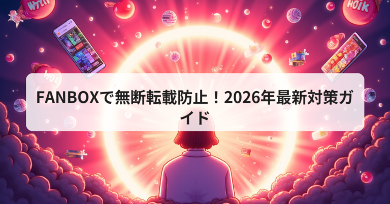 FANBOXで無断転載防止！2026年最新対策ガイド - アプリの達人