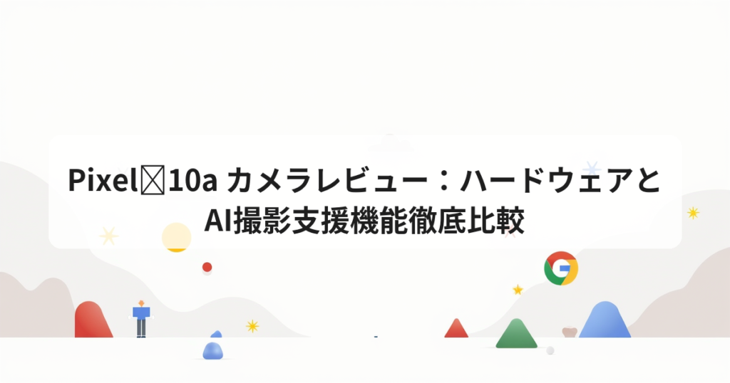 Pixel 10a カメラレビュー：ハードウェアとAI撮影支援機能徹底比較 - アプリの達人